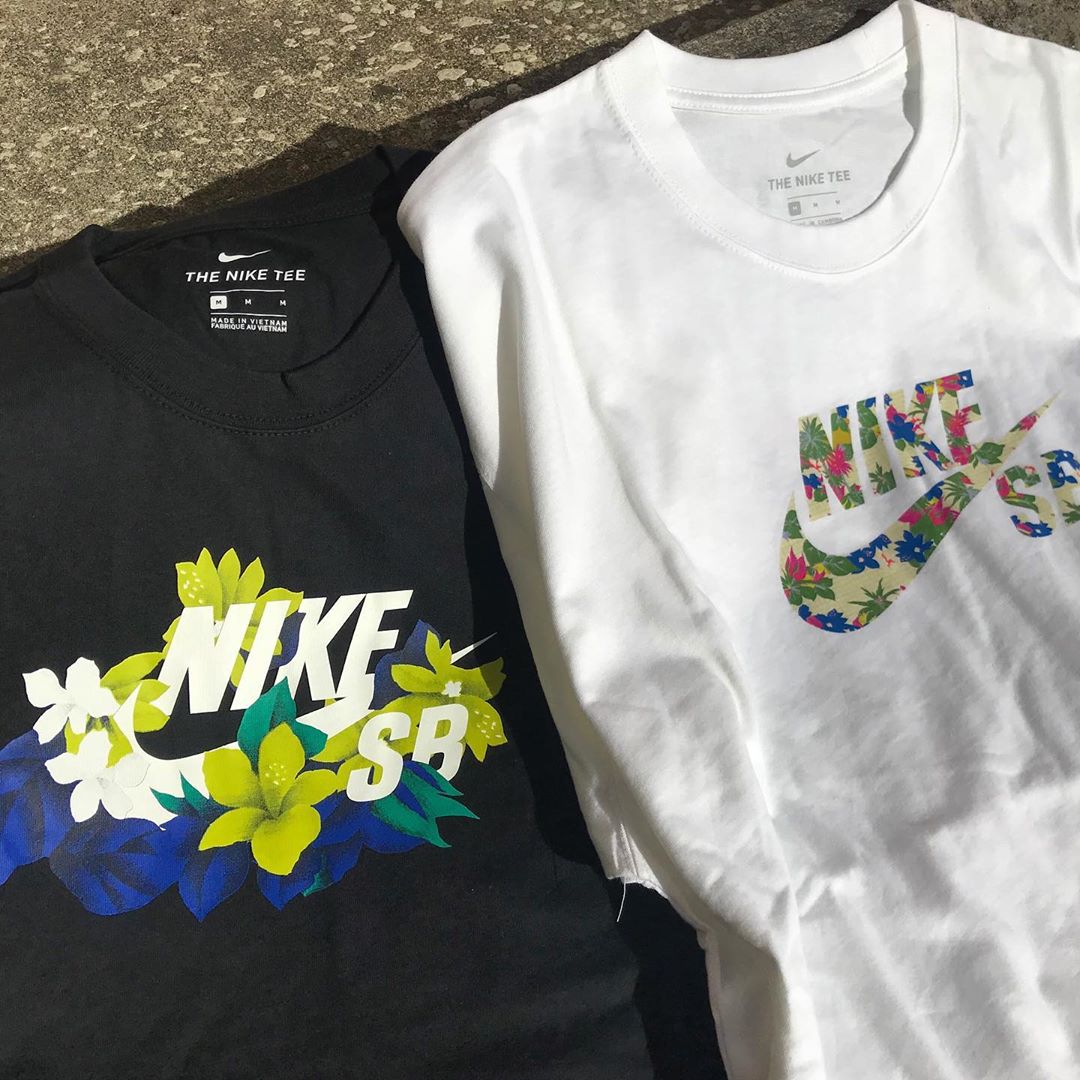 New Arrivals: Nike SB Tropical Flower Tees – Galactic G Skateshop