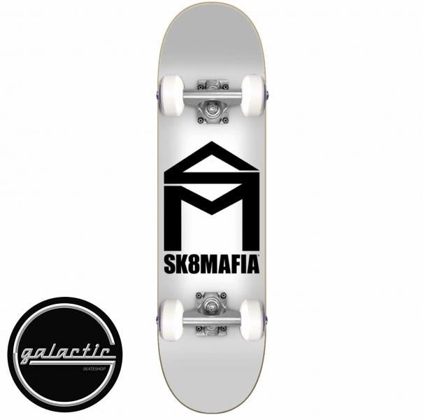 Sk8mafia House Logo Micro Complete (White) 6.0 x 23.5" – Galactic G ...