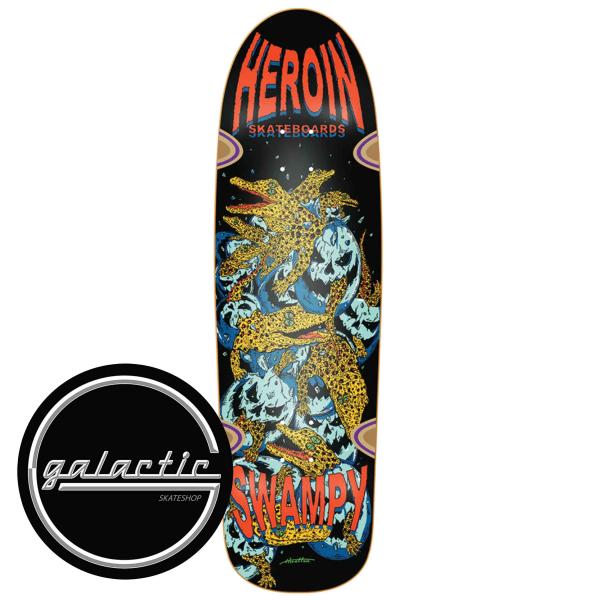 Heroin Swampy Gators DD Deck 9.125" – Galactic G Skateshop